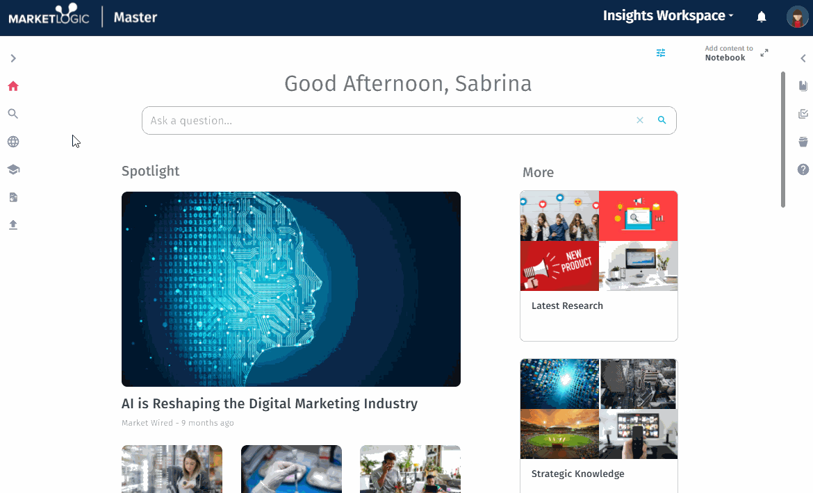 How To Use Filters To Search For A Knowledge Zone Market Logic