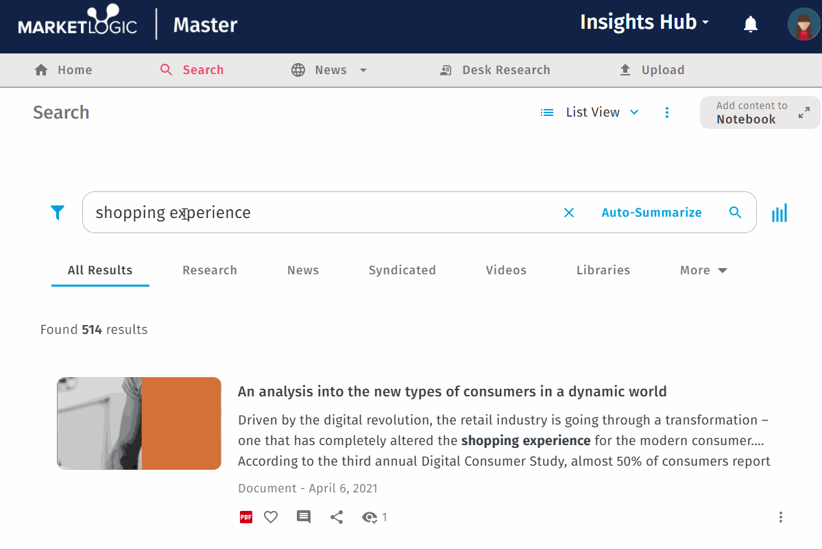 How To Search In A Video Market Logic Knowledge Center